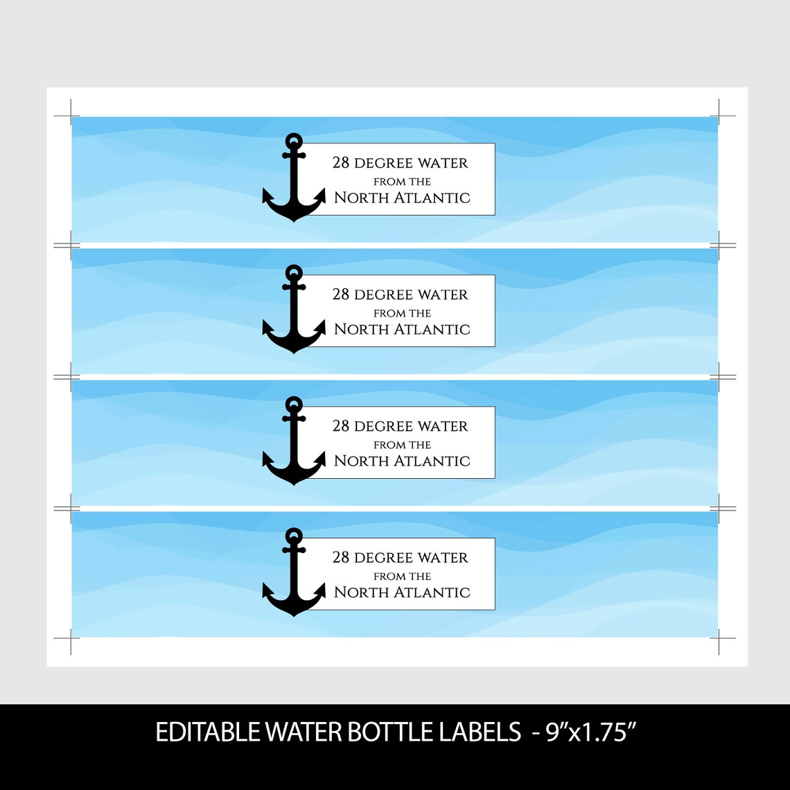 Titanic Birthday Party Water Bottle Labels Nautical Bottle - Etsy