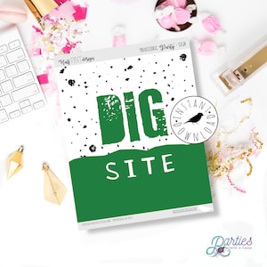 Dinosaur Dig Site 8x10 Graphic for Dino Excavation, Dino Roar Game ...