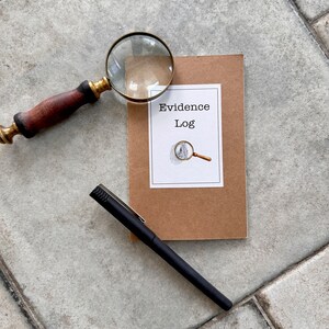 Detective Party Scavenger Hunt Cards, Decoder Wheel Detective Tags ...