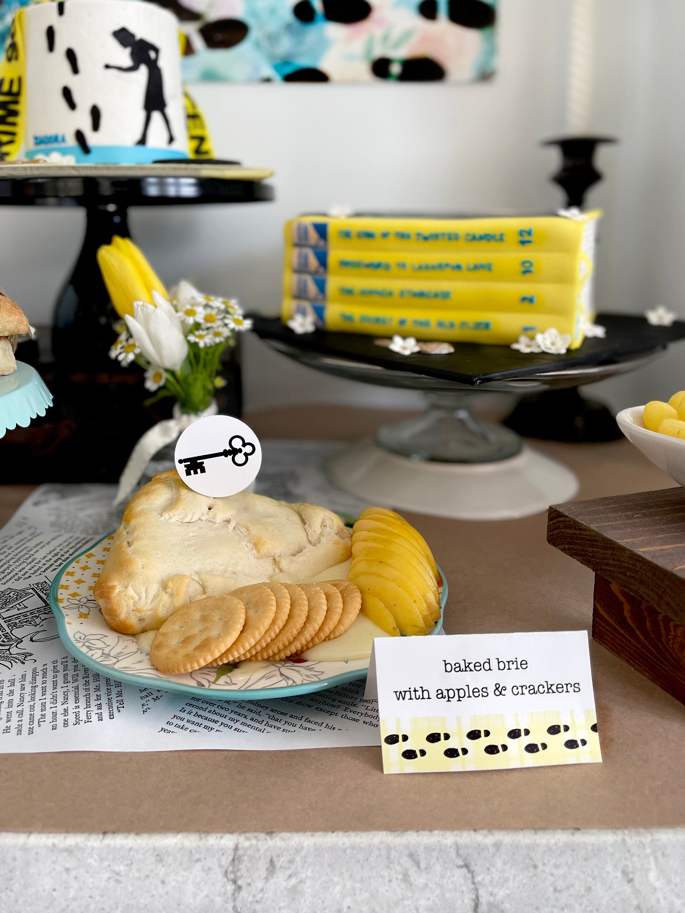 Nancy Drew Birthday Party Food Labels, Detective Table Tent, Food Sign ...