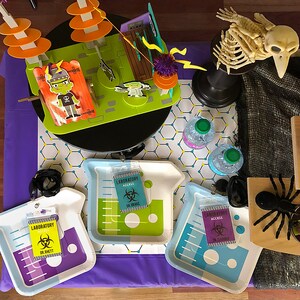 Mad Scientist ID Badges, Scientist Name Tag, Mad Science Party ...