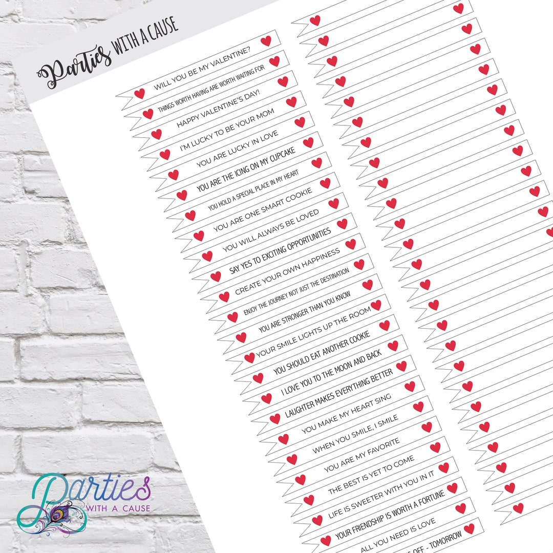 Fortune Cookie Fortune Printable Sayings | Valentine Messages ...