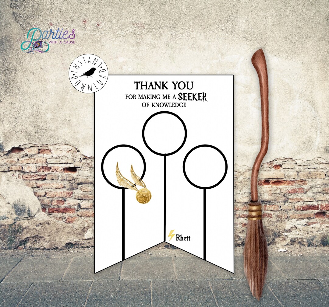 HP Teacher Thank You, Wizarding Teacher Gift, Magic Teacher ...