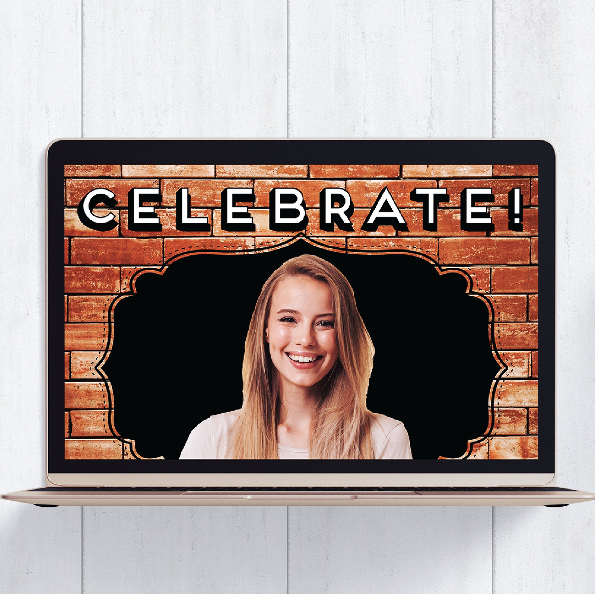 Modern Party Zoom Background / Virtual Baby Shower / Online Baby Shower ...