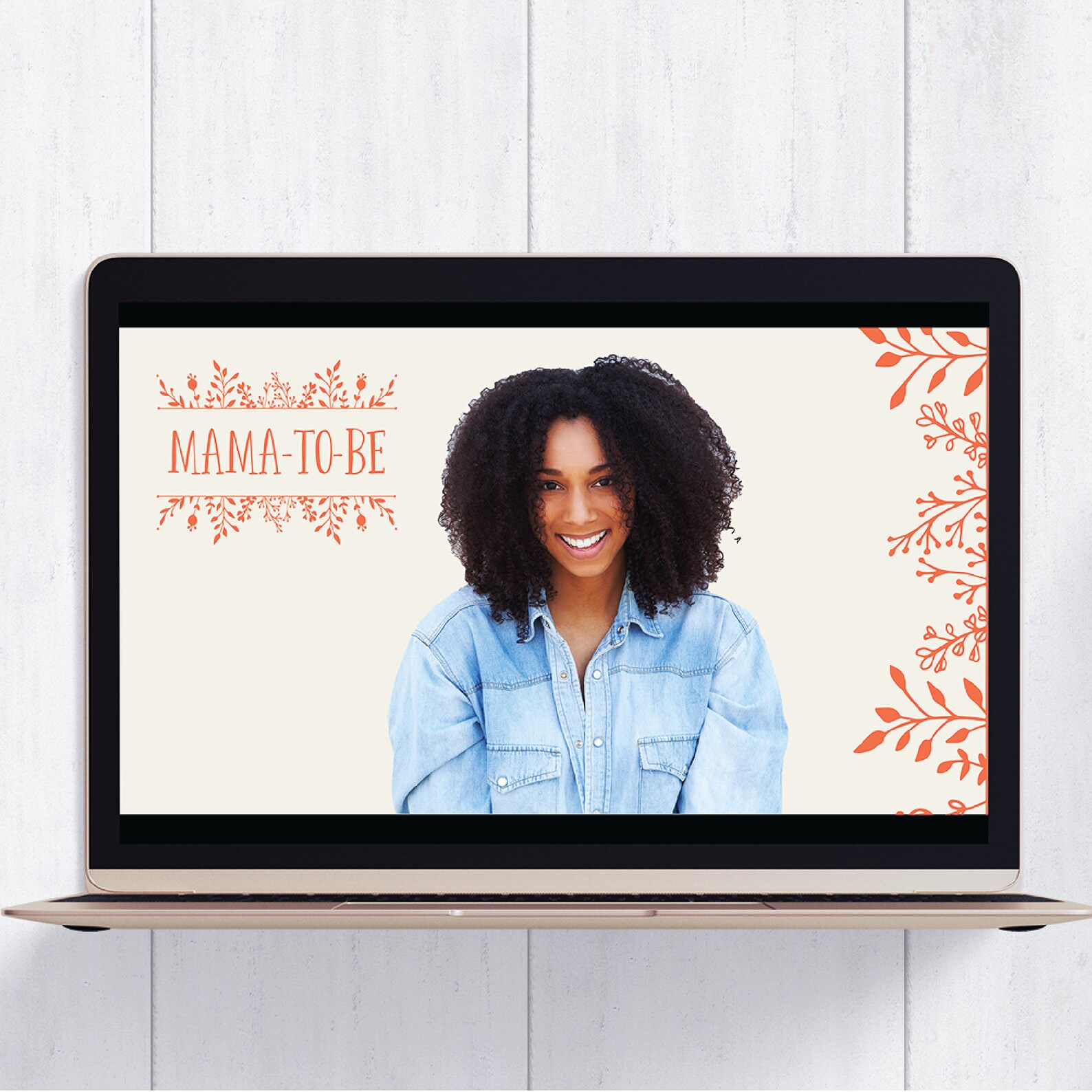 Mama-to-be Zoom Background / Virtual Baby Shower / Online Baby Shower ...