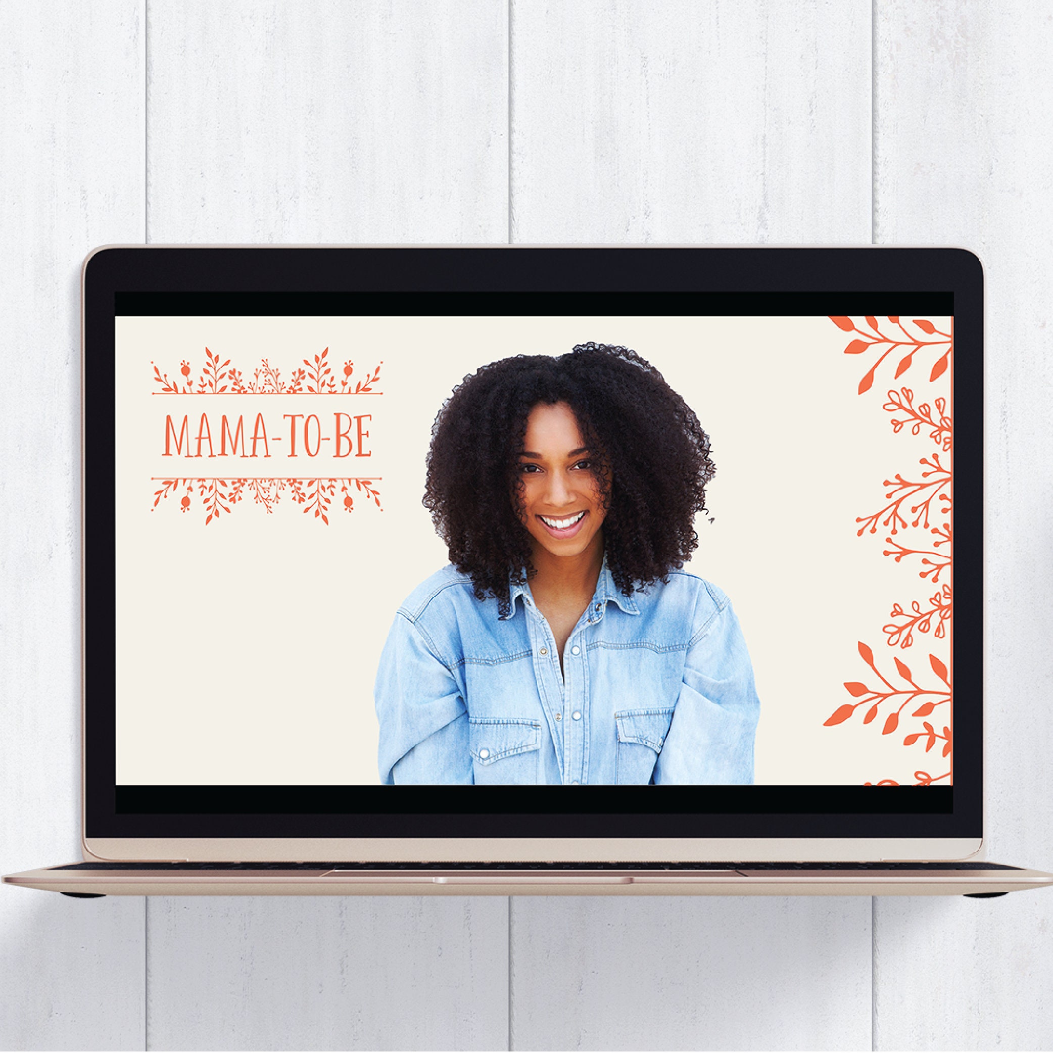 Mama-to-be Zoom Background / Virtual Baby Shower / Online Baby Shower ...