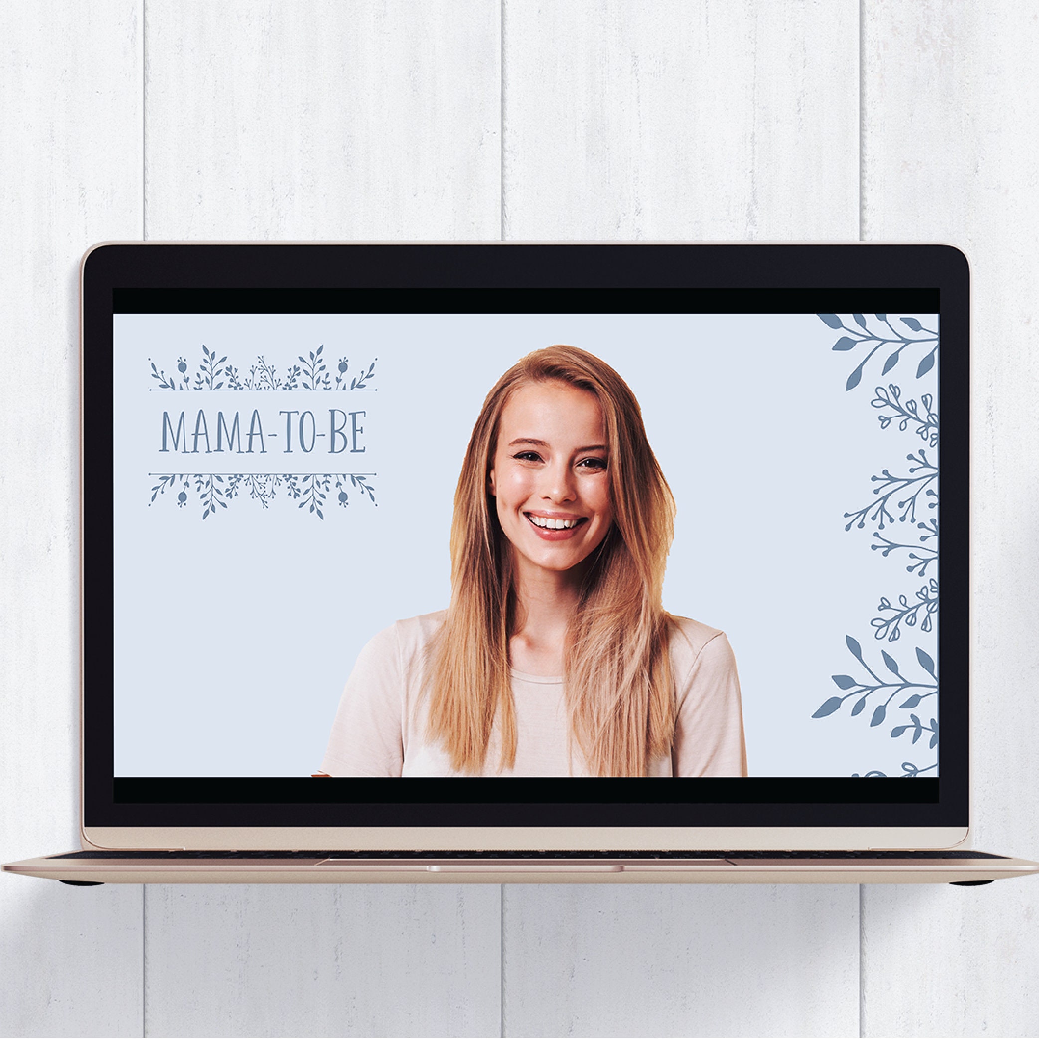 Mama-to-be Zoom Background / Virtual Baby Shower / Online Baby Shower ...