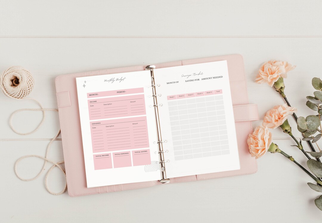 Instant Digital Budget Planner, Digital Notebook, Printable Planner ...