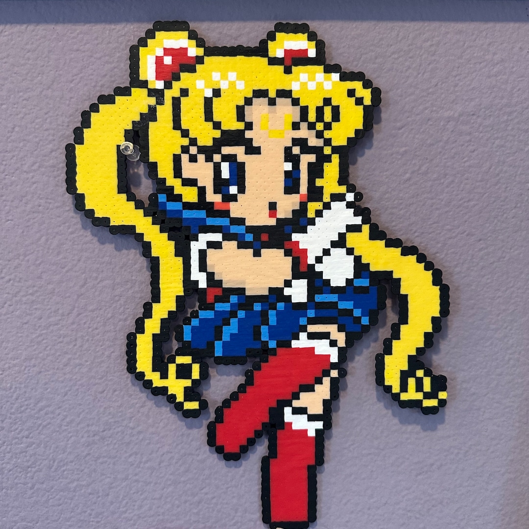 Sailor Moon Wall Art, Sailor Moon, 8-bit Art, Pixel Art, Sailor Moon ...