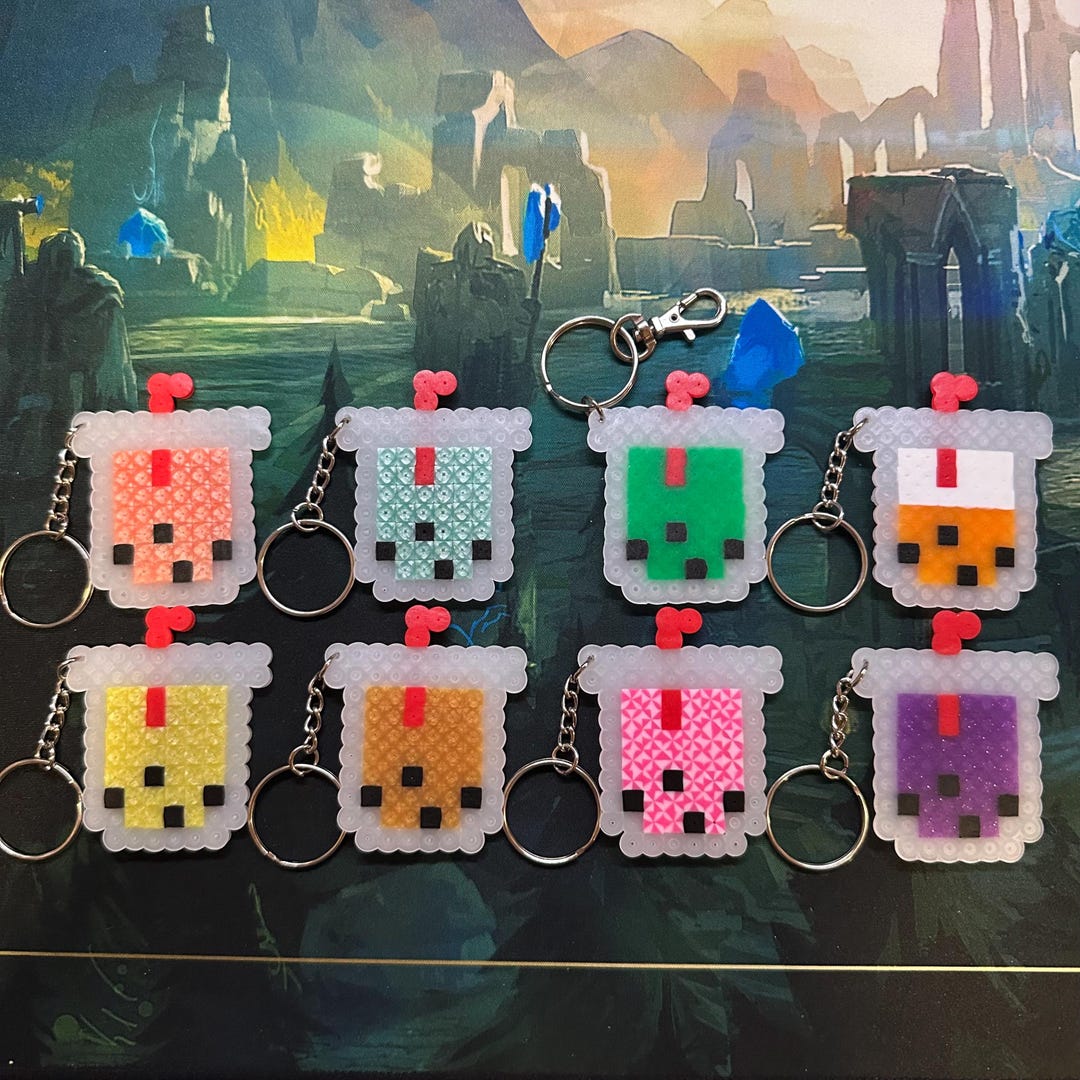 Handmade Boba Keychain – Unique Tea Lover Accessory - Etsy