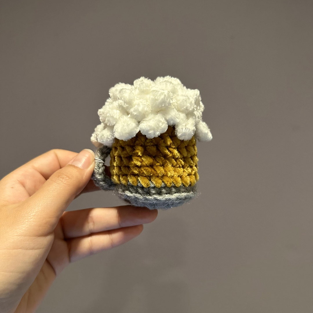 Handmade Crochet Beer Plush – Soft, Cuddly, Durable Toy for Adults ...