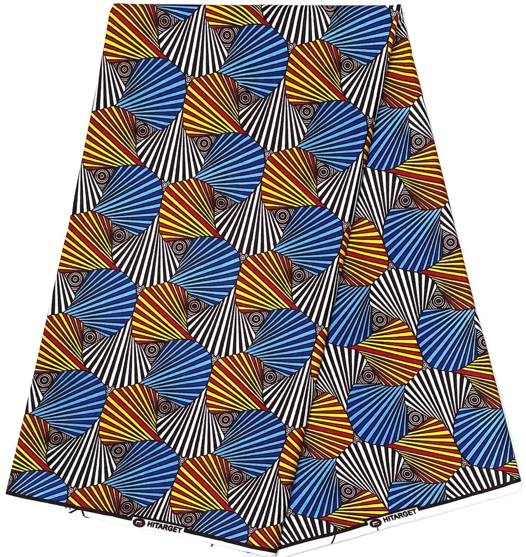Wax Loincloth African Fabric Hitarget Cotton Coupon 6 Yards AF065 - Etsy