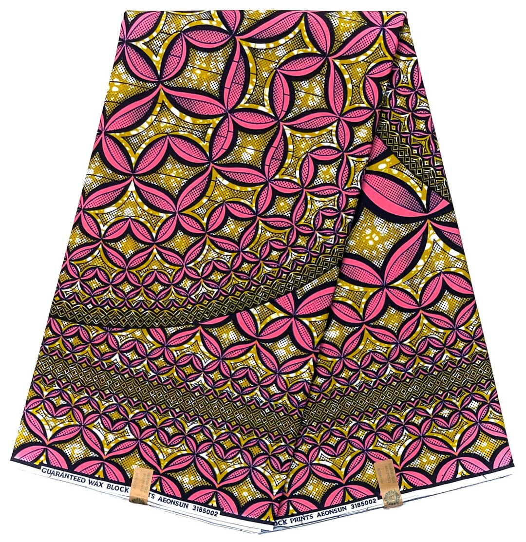 Wax Pagne African Fabric Hitarget 100% Cotton XF07 - Etsy