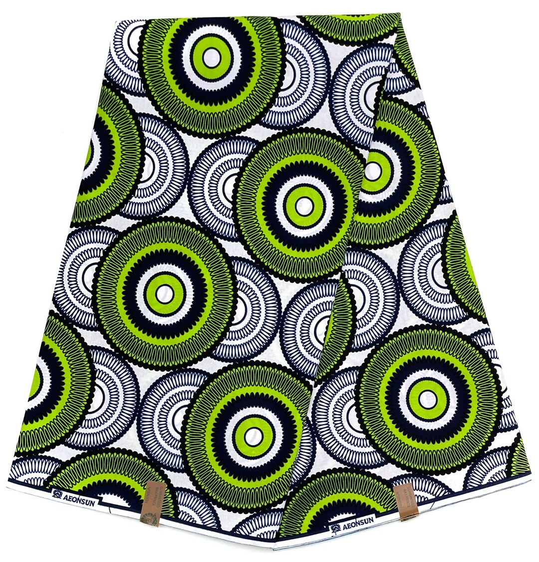 Wax Pagne African Fabric Hitarget Cotton Coupon 6 Yards SM05 - Etsy