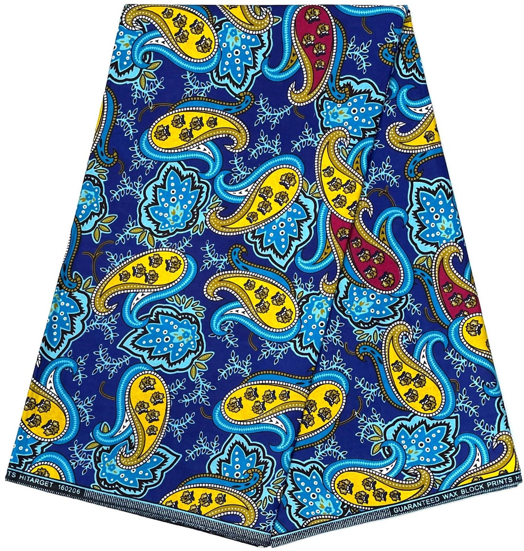 Wax Loincloth African Fabric Hitarget Cotton Coupon 6 Yards AF059 - Etsy