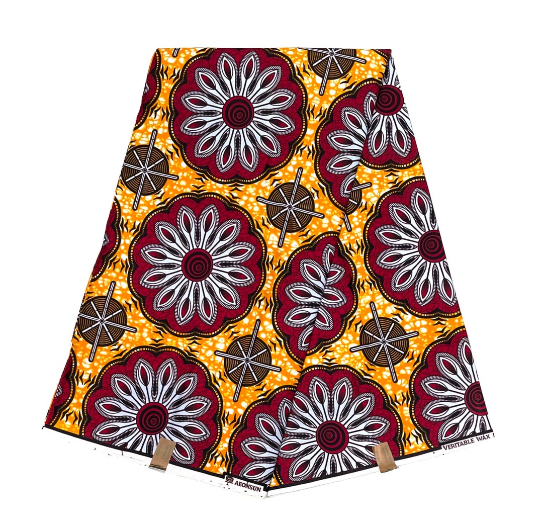 Wax Pagne African Fabric Hitarget 100% Cotton - Etsy