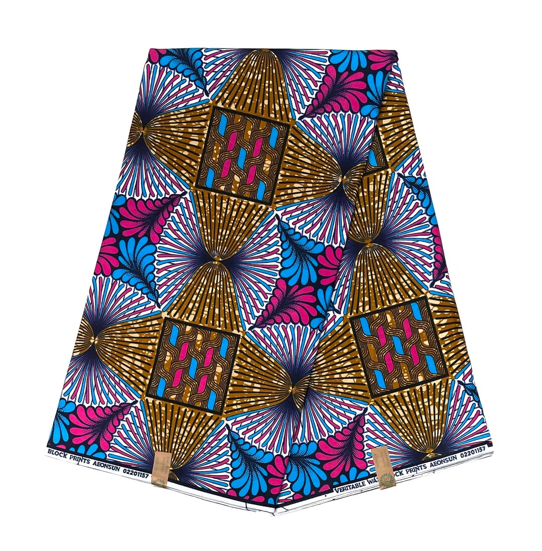 Wax Pagne African Fabric Hitarget 100% Cotton - Etsy