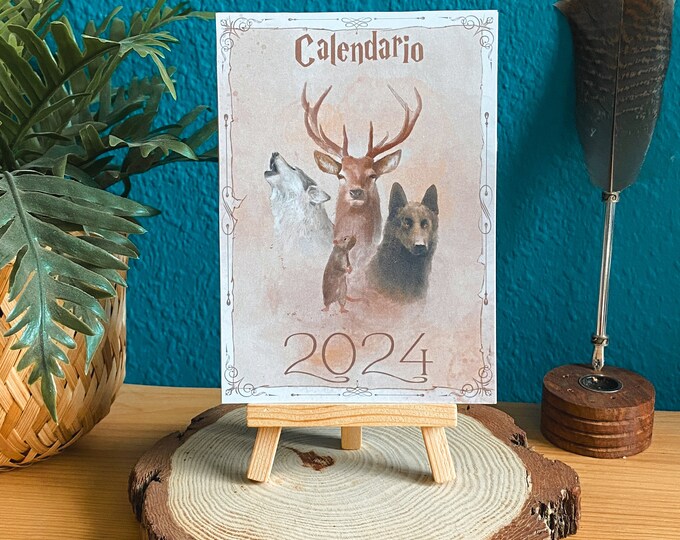 Calendar 2024 Fantastic Beasts Calendar, Magic Calendar Table Calendar ...
