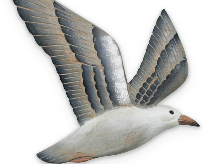 Seagull Flying Wood Wall Art C032 - Etsy
