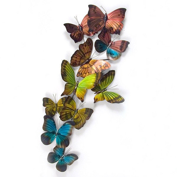 Metal Butterfly Wall Art - Etsy