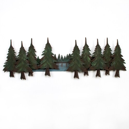 Fir Tree Metal Wall Art - Etsy