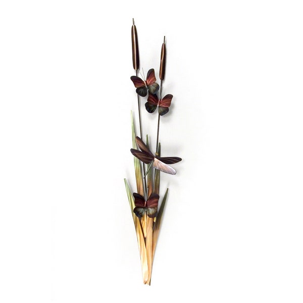 Metal Cattails Yard Art - Etsy