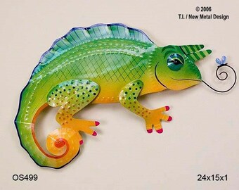 Chameleon Art | Etsy