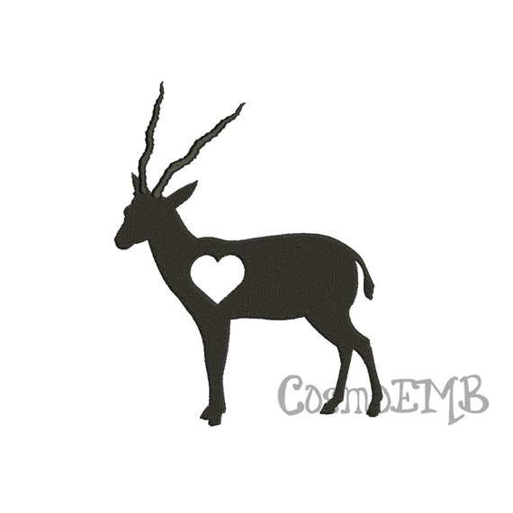 Gazellensilhouette
