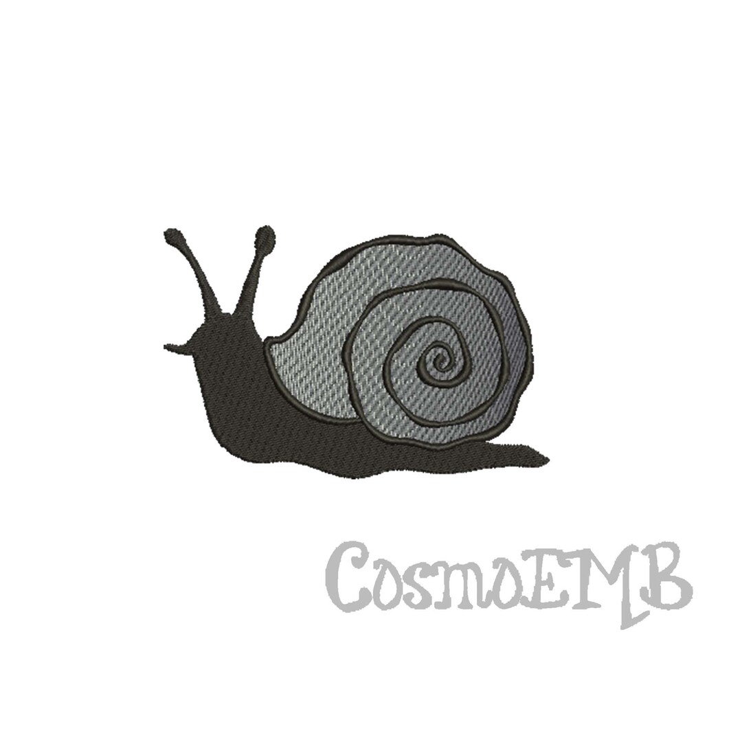 7 Size Snail Embroidery Design Machine Embroidery - Digital INSTANT ...