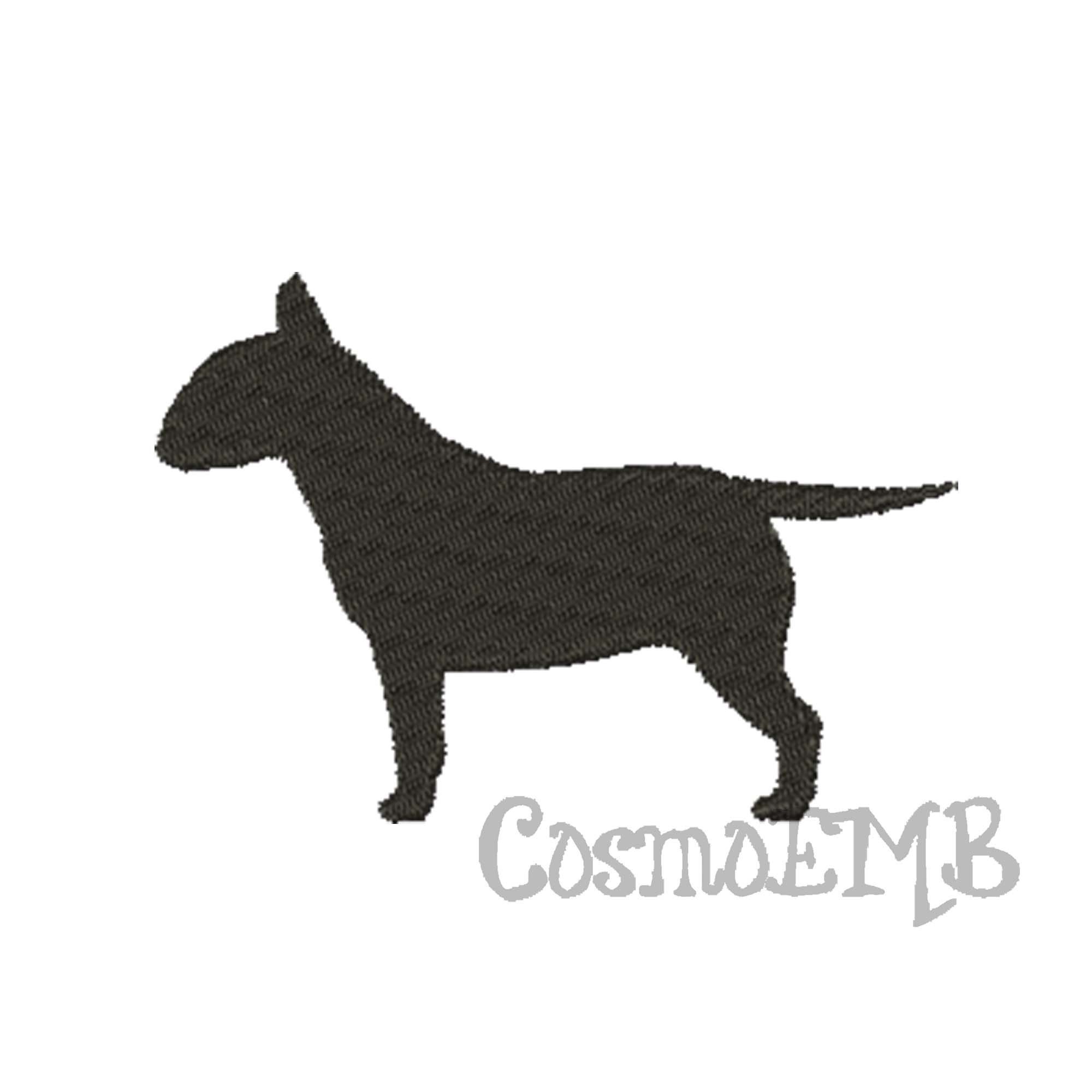 7 Size Bull Terrier Embroidery Design Machine Embroidery - Digital ...