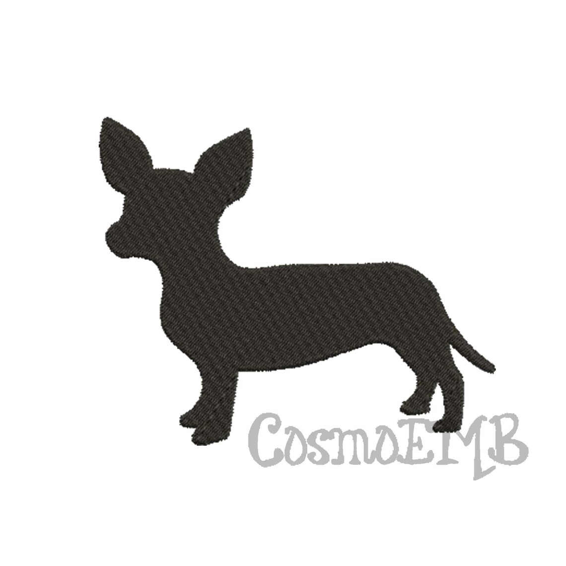 8 Size Chiweenie Embroidery Design Machine Embroidery File - Digital ...