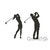 Set 7 Size Female Golfer and Men Golfer Embroidery Design Machine Embroidery - Digital INSTANT ...