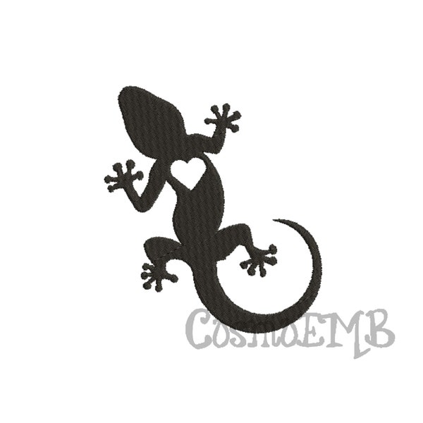 Lizard Embroidery Design - Etsy
