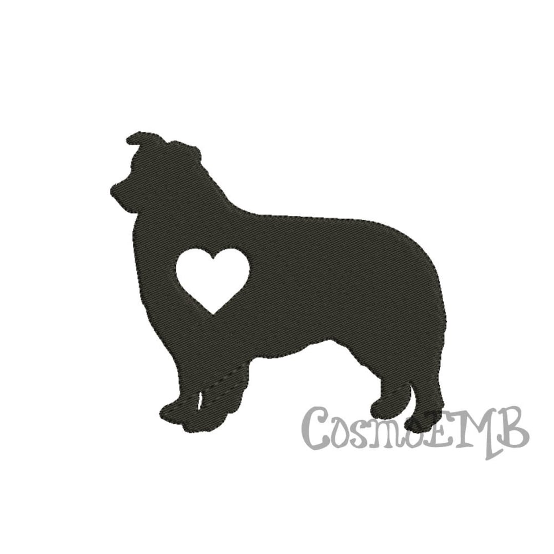 8 Size Australian Shepherd Embroidery Design Machine Embroidery File ...