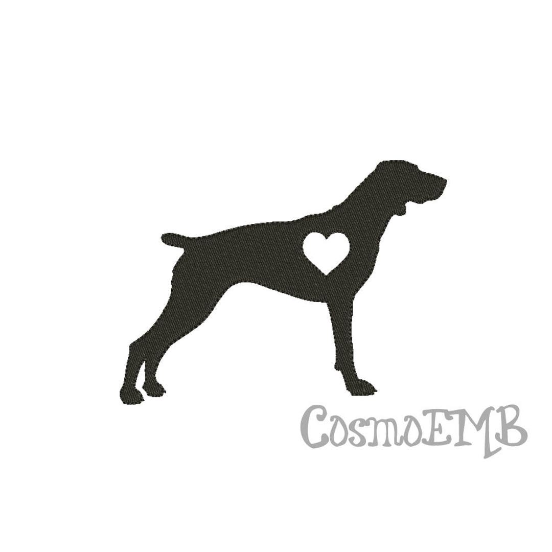 8 Size Pointer Silhouette Embroidery Design Machine Embroidery ...