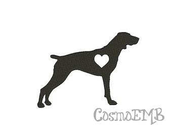 Pointer Embroidery Design. Machine Embroidery Design. Pointer - Etsy