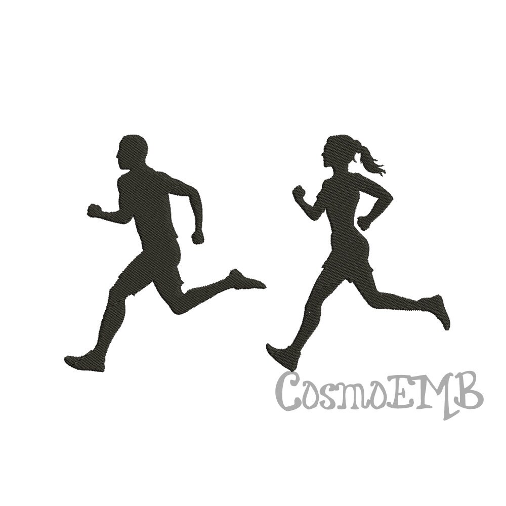 Girl Runner Silhouette