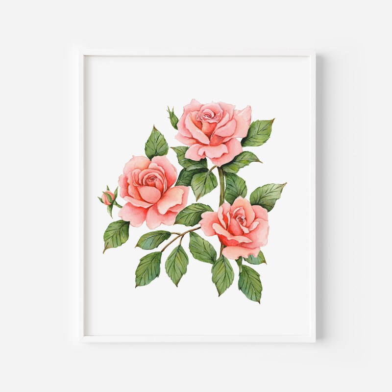 Rose Art Prints - Etsy