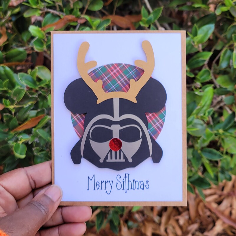 Christmas Star Card - Etsy
