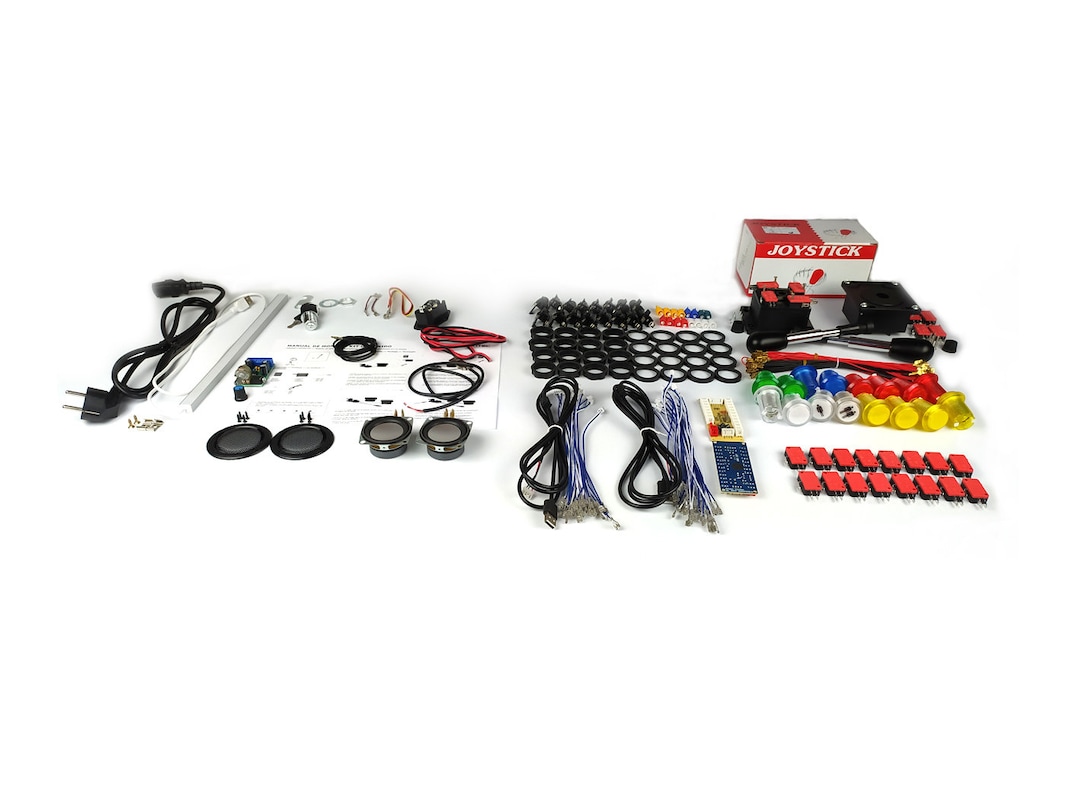 DIY Kit of Components for Your Arcade With 24-30mm Illuminated Buttons ...