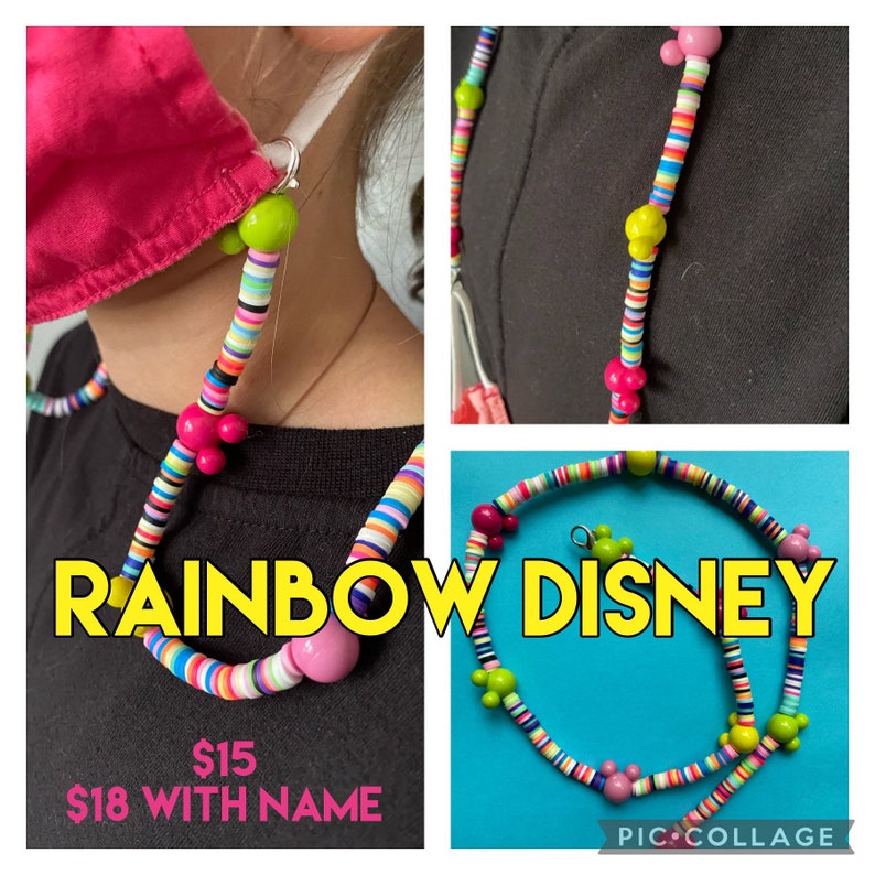 Customized Beaded Facemask Chain - Etsy