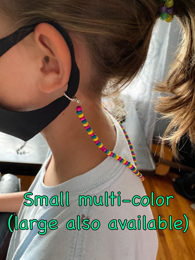 Customized Beaded Facemask Chain - Etsy