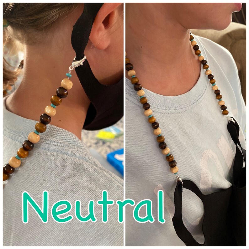 Customized Beaded Facemask Chain - Etsy