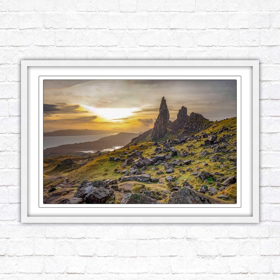 Framed Isle of Skye Print: Storr Cliffs Landscape - Etsy