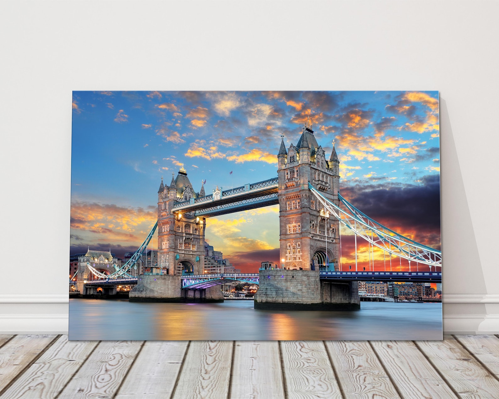Tower bridge London Canvas Print Wall decor british picture | Etsy