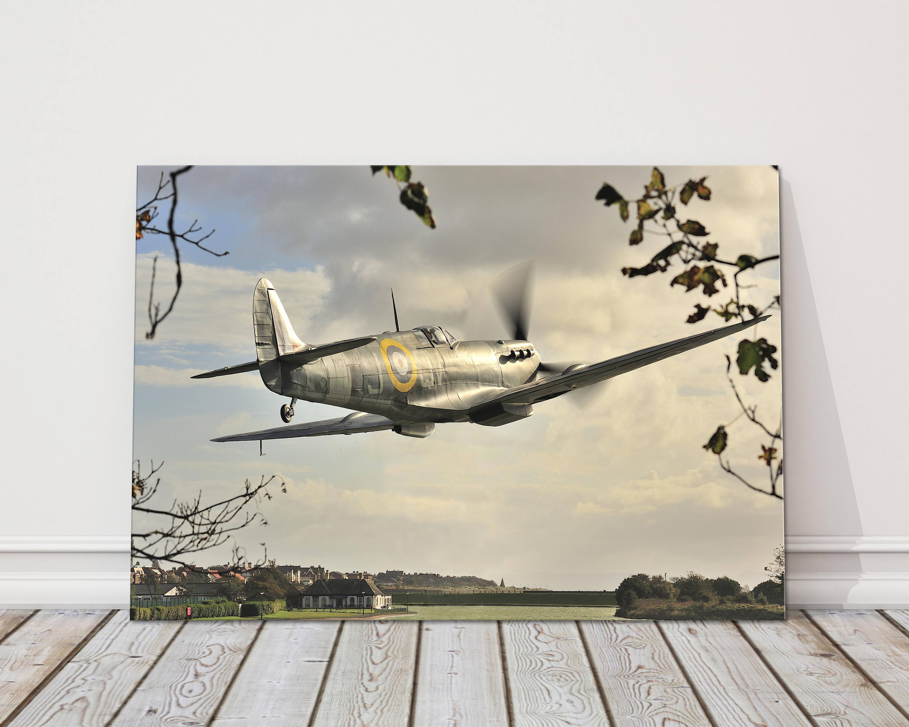 Flying Spitfire Canvas Print Wall Decor for Home or Office - Etsy UK