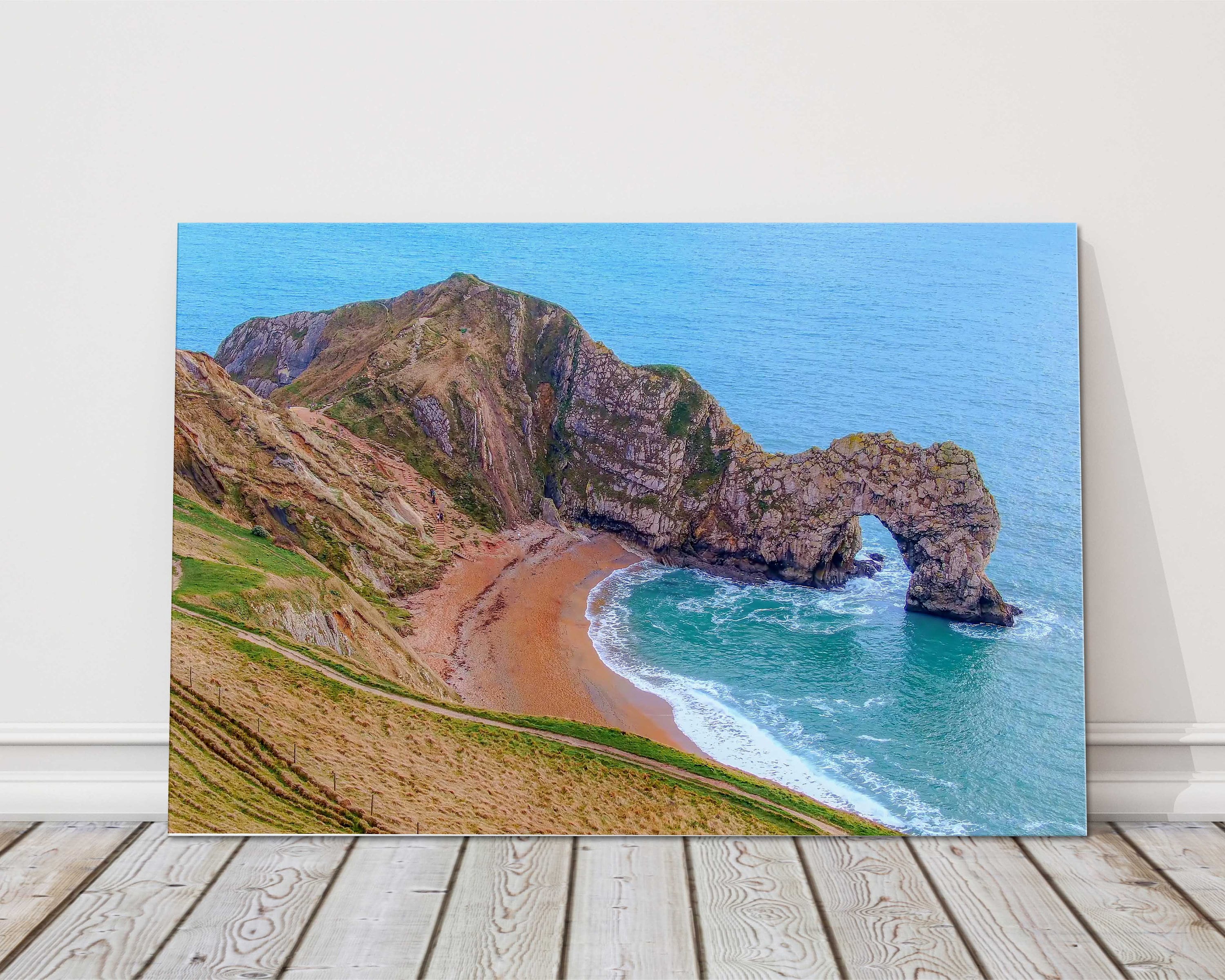 Durdle Door Aerial View on the Beautiful Jurassic Coastline. | Etsy