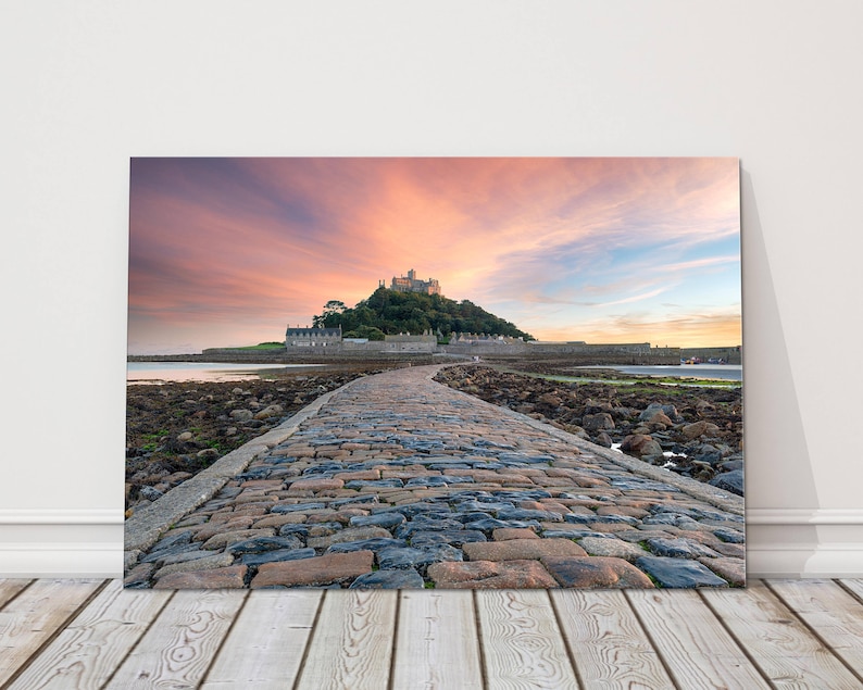 St Michaels Mount Canvas Print Wall Decor for Home or Office (interior ...