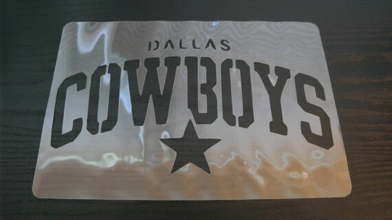 Disposable High Quality Dallas Cowboys Stencil Visual Arts Tools ...