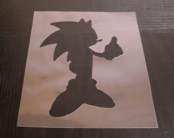 Sonic Stencil | Etsy